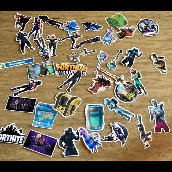 Other | Fortnite 4 Pcs Stickers Nwt | Poshmark
